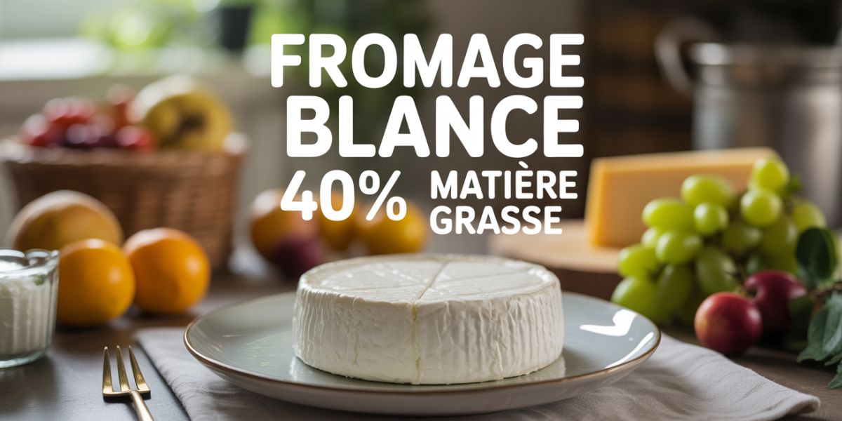 Fromage blanc 40% matière grasse : composition réelle, usages et ...